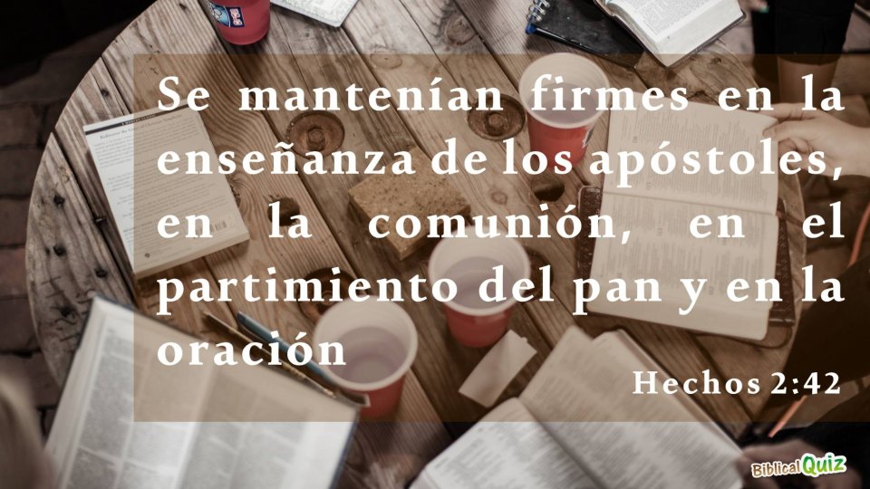 Hechos 2.42 - Biblical Promises